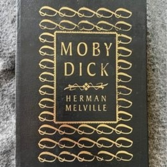 Other | 1998 Moby Dick By Herman Melville Gold Leaf Leatherbound Book ...